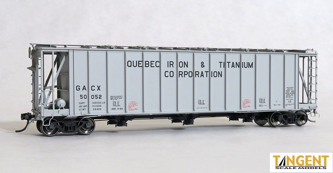 Tangent Scale Models 12025-01 GA 3500 Dry-Flo Covered Hopper Quebec Ir ...