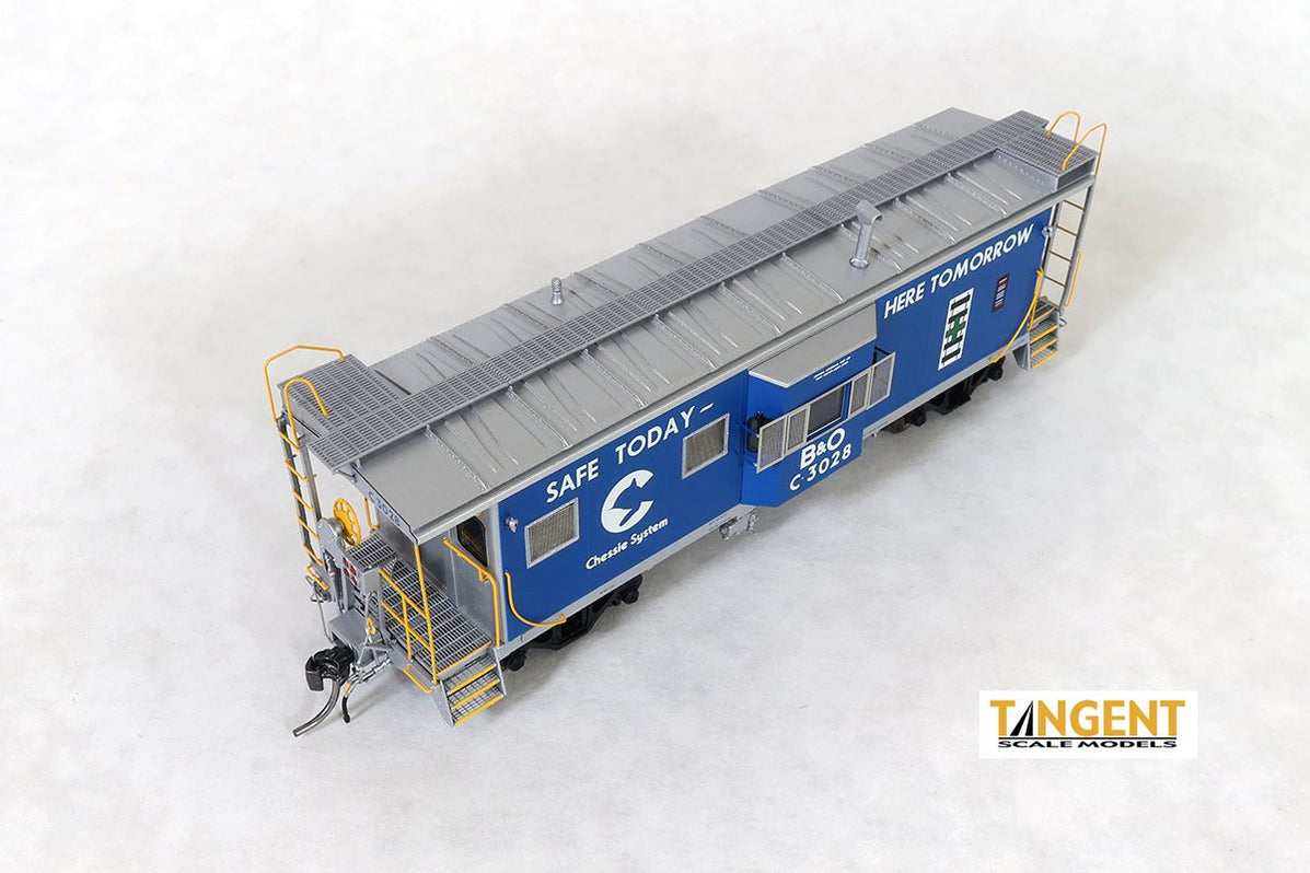 Tangent Scale Models 60023-01 HO Scale ICC B&O I-18 Caboose Dark Blue ...
