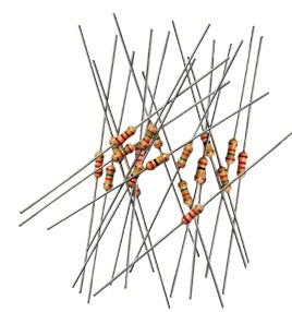 TCS 1076 1/4 Watt Axial Lead 1K (1000) Ohm Resistor 200 Pack — White ...