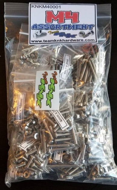Team KNK (KNKM40001) 700 Piece M4 Stainless Assortment Pack — White ...