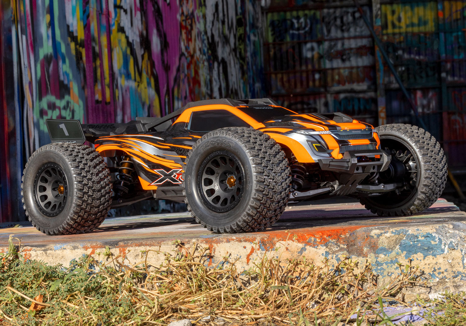 Traxxas 78086-4 Orange 4x4 XRT™ VXL-8S Brushless Electric Race Truck ...