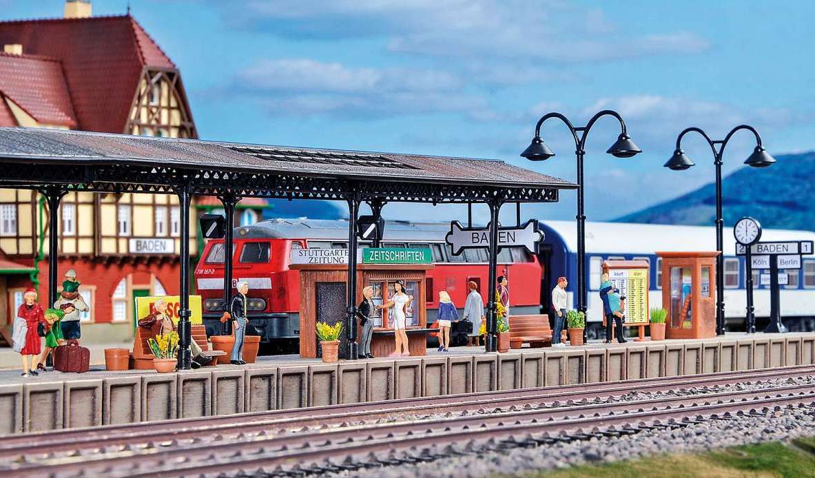 Vollmer 43562 HO Scale Baden Station Platform Kit - NOS — White Rose ...