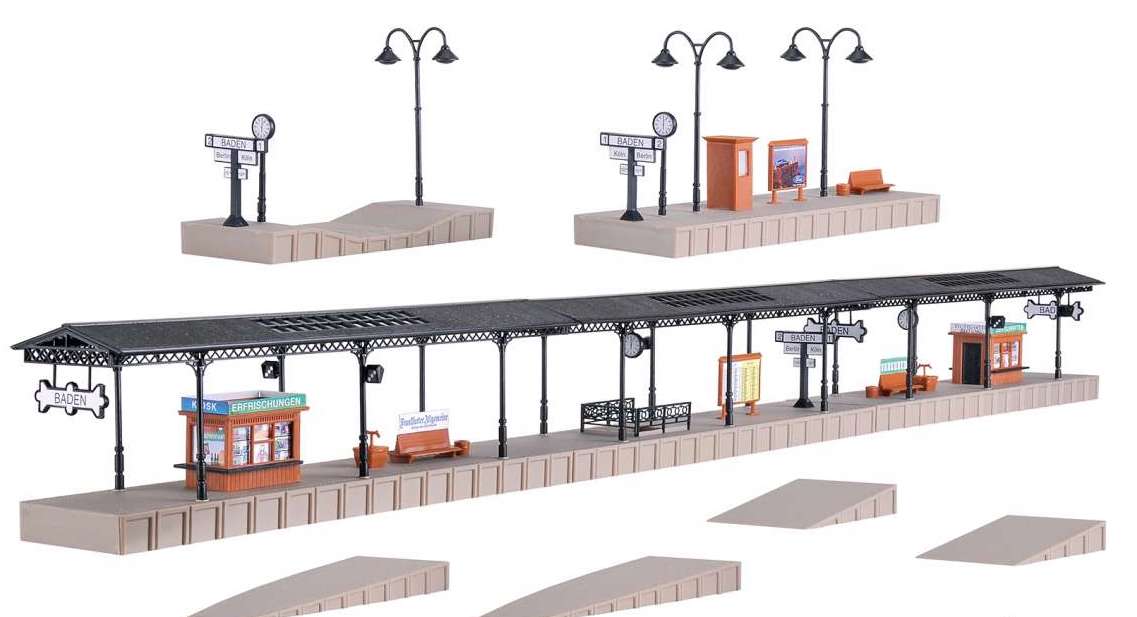 Vollmer 43562 HO Scale Baden Station Platform Kit - NOS — White Rose ...