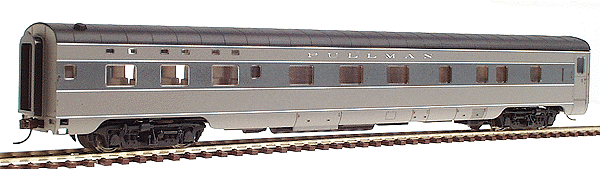 Walthers 932-16721 HO Scale Pullman 6-6-4 Sleeper Pullman 2 Tone Gray — White Rose Hobbies