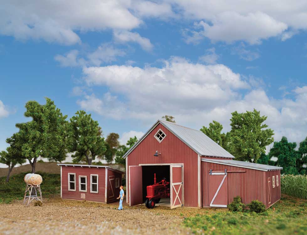 Walthers Cornerstone 933-3346 HO Scale Chicken Coop and Sheds Kit ...