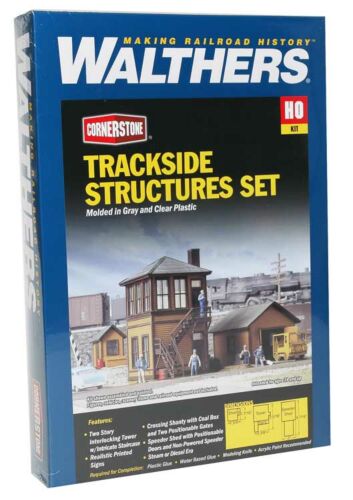 Walthers Cornerstone 933-3530 HO Scale Trackside Structures Kit — White ...