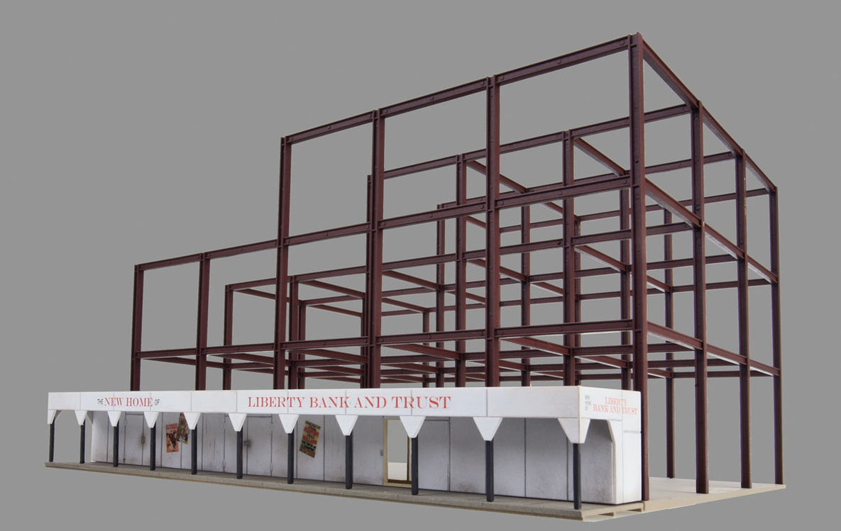 Walthers Cornerstone 933-3761 HO Scale Skyscraper Construction Site Ki ...