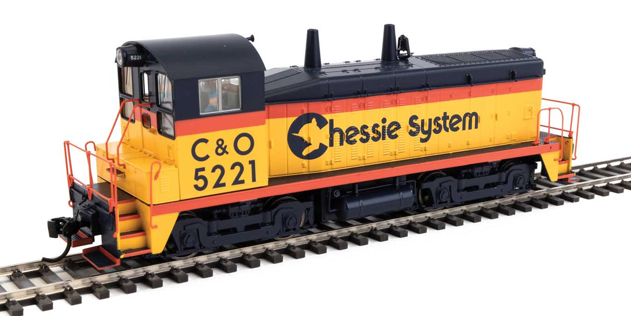 Walthers Mainline 910-10664 HO Scale EMD SW7 Phase II Switcher Chessie ...