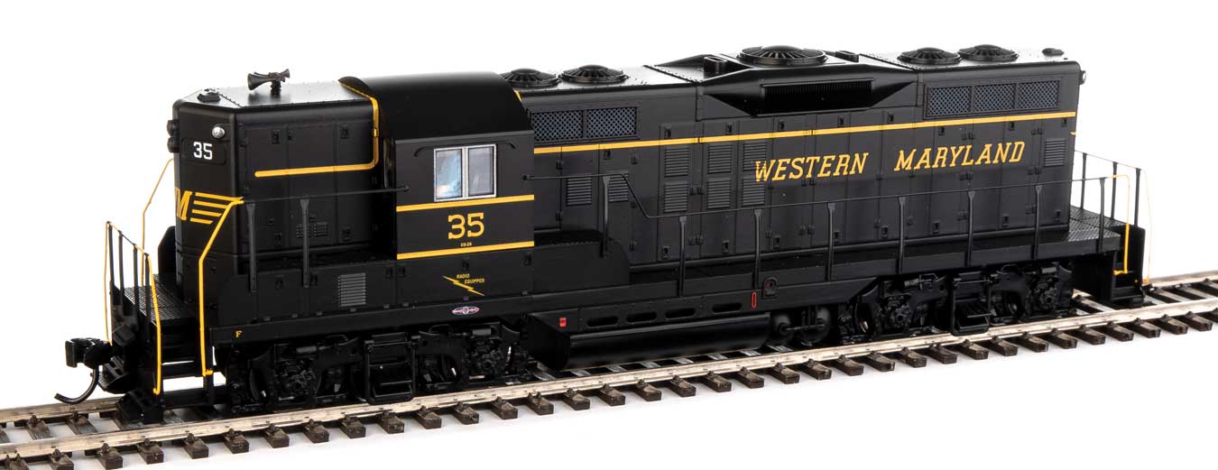 Walthers Mainline 910-20490 HO Scale EMD GP9 Phase II High Hood Wester ...