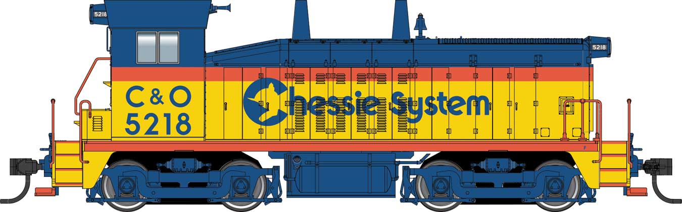 Walthers Mainline 910-20664 HO Scale EMD SW7 Phase I Chessie System C ...