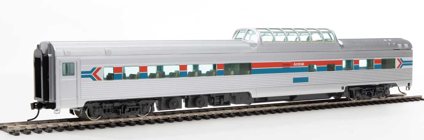 Walthers Mainline 910-30408 HO Scale 85' Budd Dome Coach Amtrak Phase ...