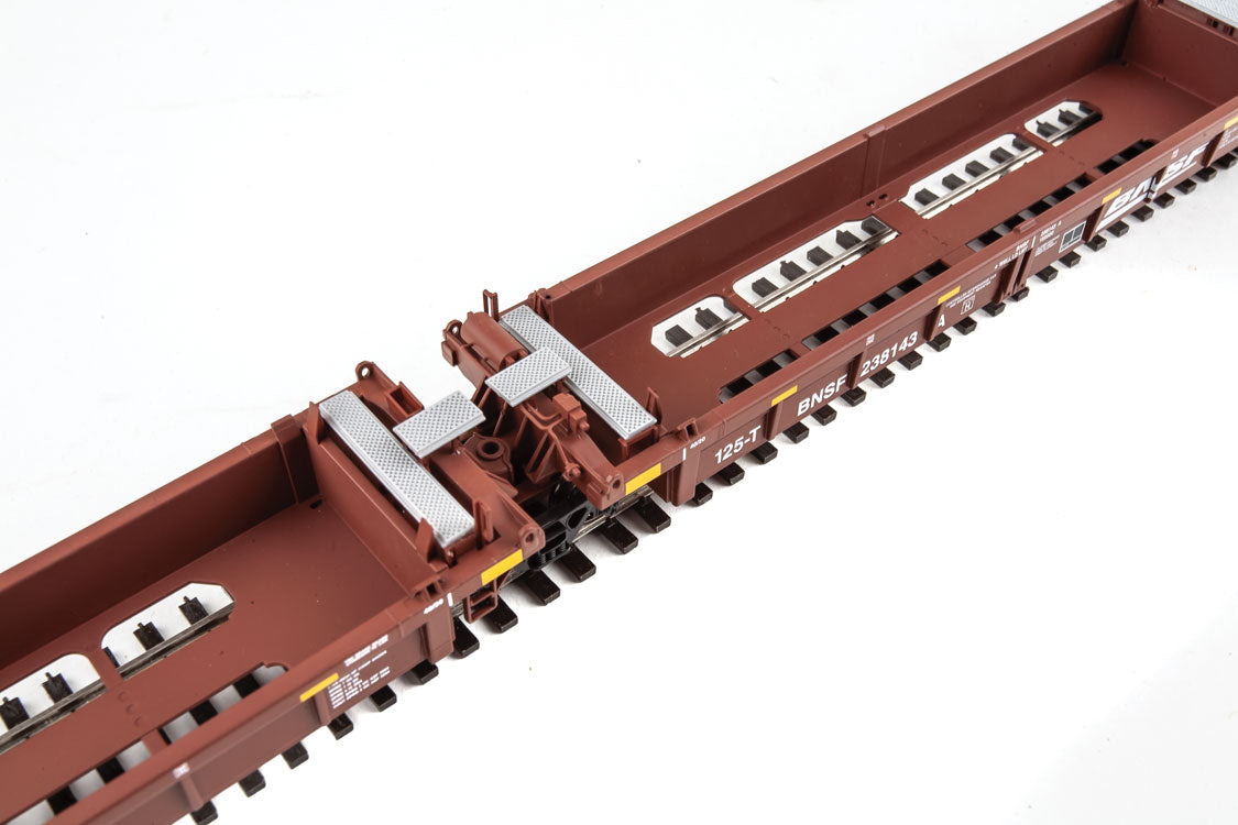 Walthers Mainline 910-55605 HO Scale 5 Unit Rebuilt 40' Well Car BNSF — White Rose Hobbies