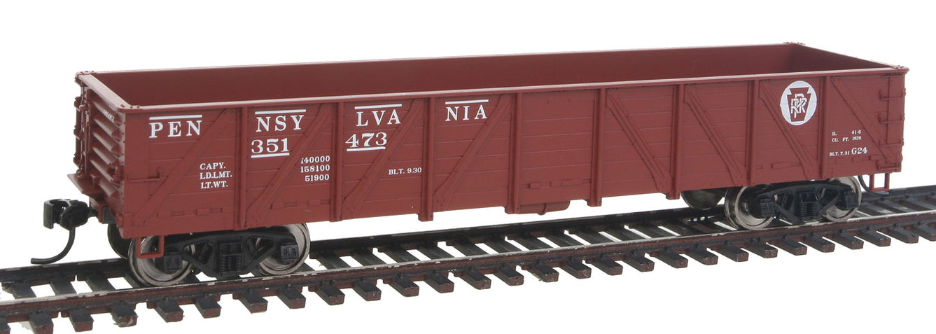 Walthers Mainline 910-5671 HO Scale 40' 50 Ton Drop Bottom Gondola PRR — White Rose Hobbies