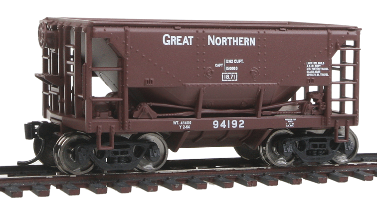 Walthers Mainline 910-58006 HO Scale 24' Ore Car 6 Pack Great Northern ...