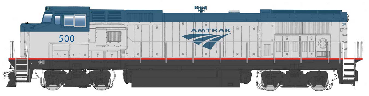 Walthers Mainline 910-9559 HO Scale GE Dash 8 P32-8BWH Diesel Amtrak P ...
