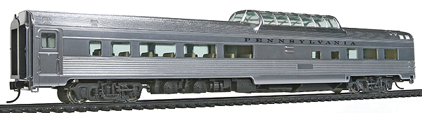 Walthers Proto 920-13023 HO Scale 85' Budd Dome Coach Pennsylvania PRR ...
