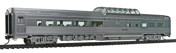 Walthers Proto 920-14024 HO Scale 85' Budd Dome Coach (Lighted) Burlin ...