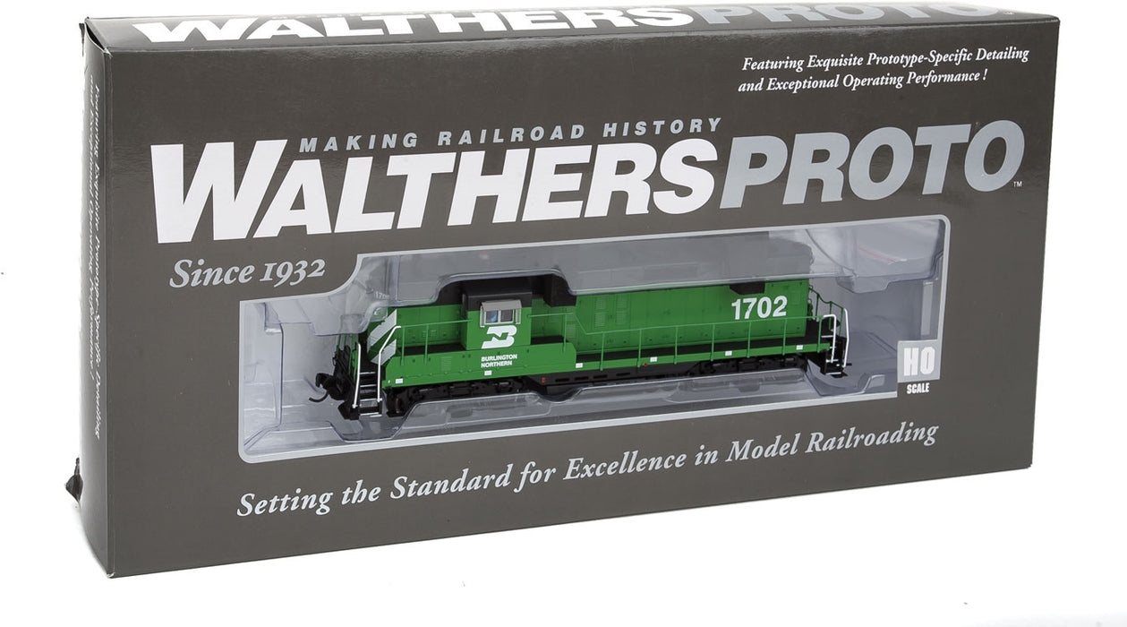 Walthers Proto 920-40875 HO Scale EMD GP9 Burlington Northern #1702 DCC ...