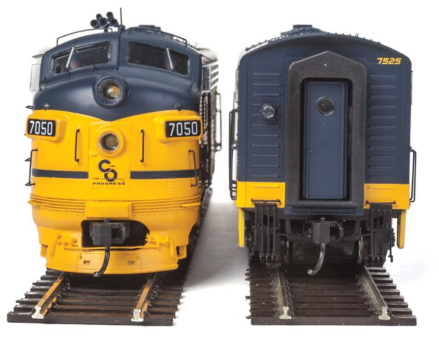 Walthers Proto 920-40913 HO Scale EMD F7 AB Diesel Set Chesapeake & Oh ...