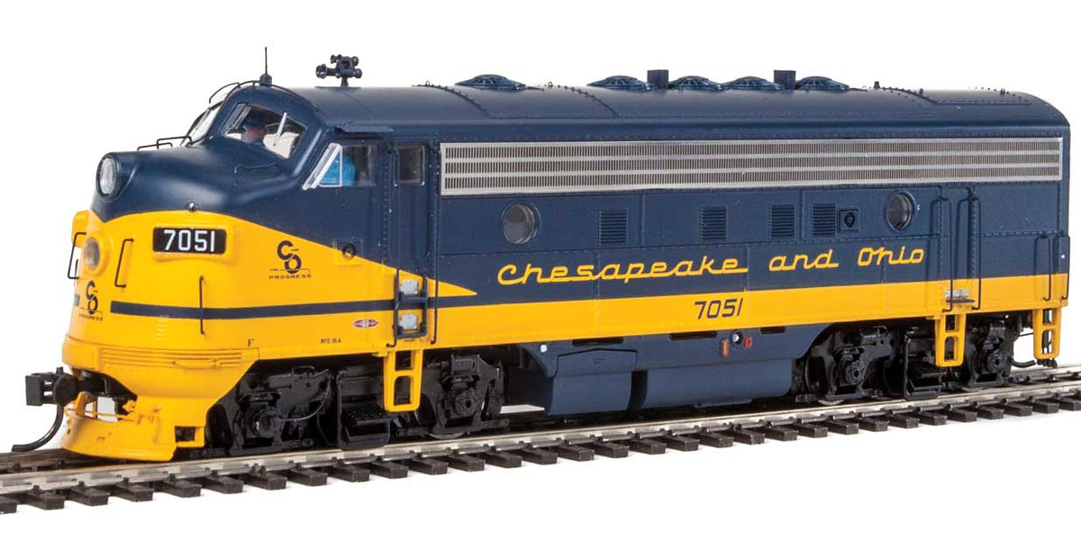 Walthers Proto 920-40915 HO Scale EMD F7 Diesel C&O 7044 DCC Sound - U ...