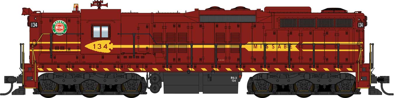 Walthers Proto 920-41707 HO Scale EMD SD9 DM&IR 134 "Arrowhead" DCC & — White Rose Hobbies