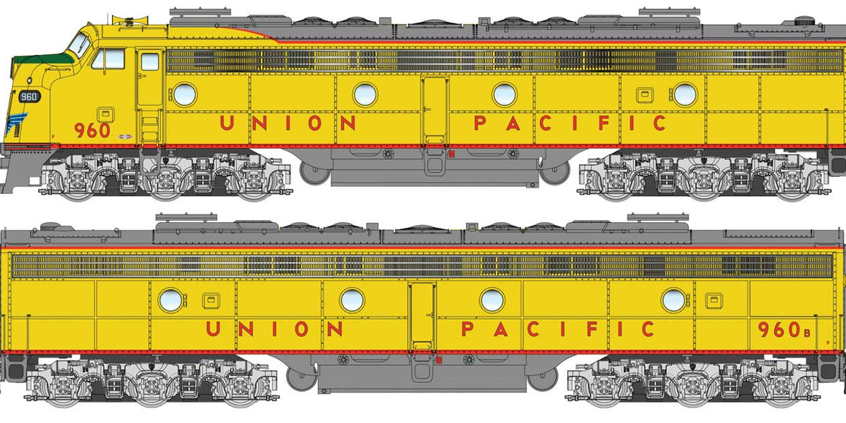 Walthers Proto 920-42954 HO Scale EMD E9A-B Diesel Union Pacific UP 96 — White Rose Hobbies