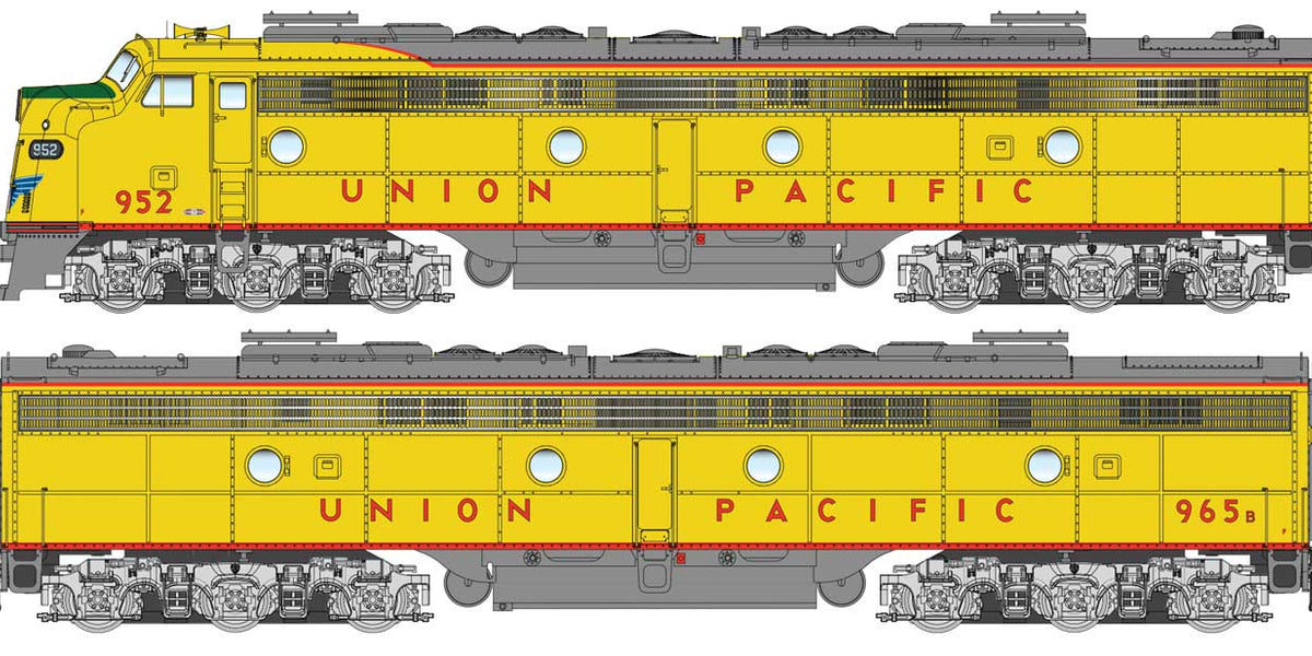 Walthers Proto 920-42955 HO Scale EMD E9A-B Diesel Union Pacific UP 95 ...