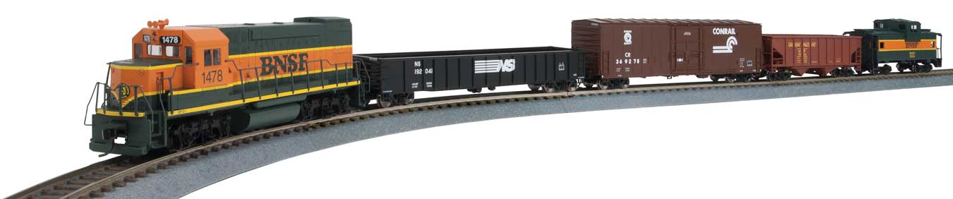 Walthers Trainline 931-1250 HO Scale WiFlyer Express RTR BNSF Train Se ...
