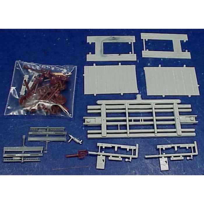 Wiseman Model Services RS-446 HOn3 24' Equipment Car Kit West Side Lum ...