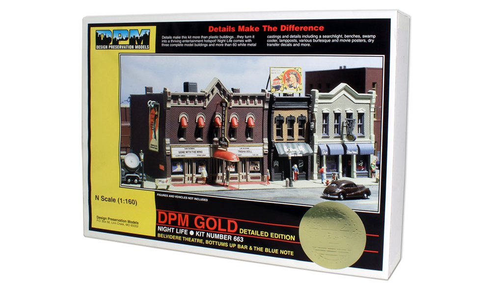 Woodland Scenics DPM Gold 66300 N Scale Night Life Strip [Premium Buil ...