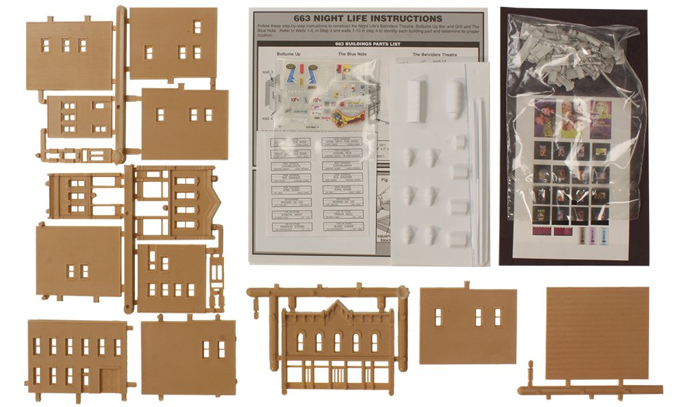 Woodland Scenics DPM Gold 66300 N Scale Night Life Strip [Premium Buil ...