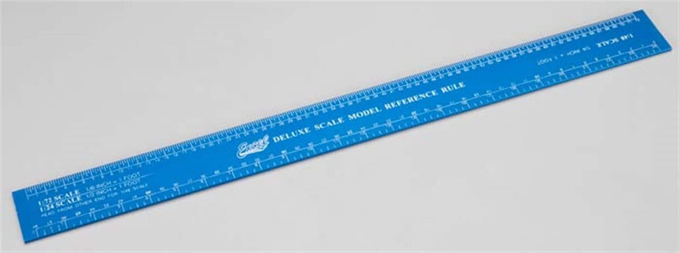 Excel 55779 Deluxe Scale Model Ruler, Aluminum — White Rose Hobbies