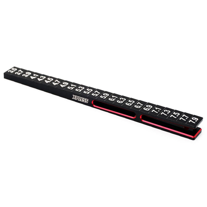 XPRESS 40007 Ultra Fine Chassis Ride Height Gauge Stepped 3.5-7.9mm ...