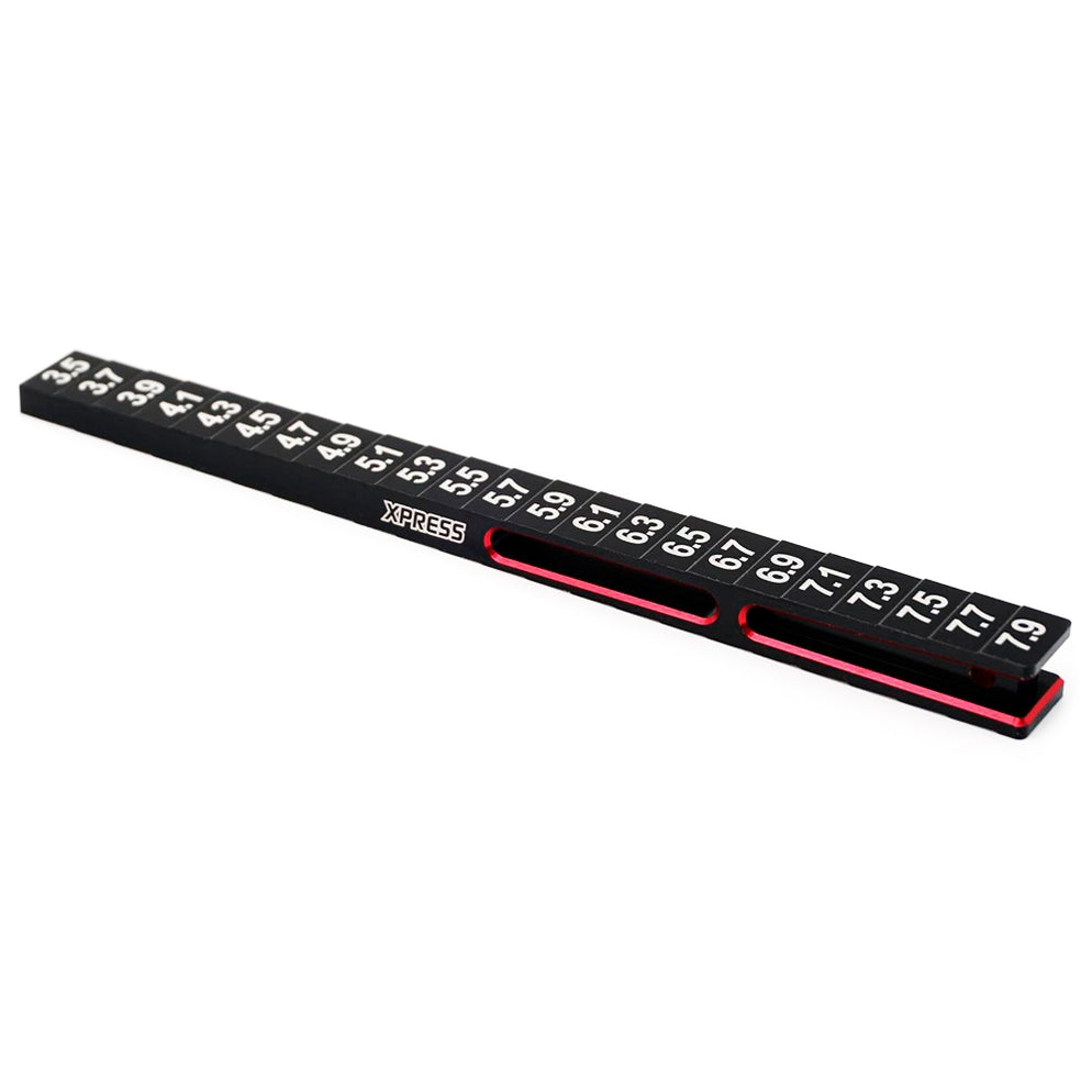 XPRESS 40007 Ultra Fine Chassis Ride Height Gauge Stepped 3.5-7.9mm ...